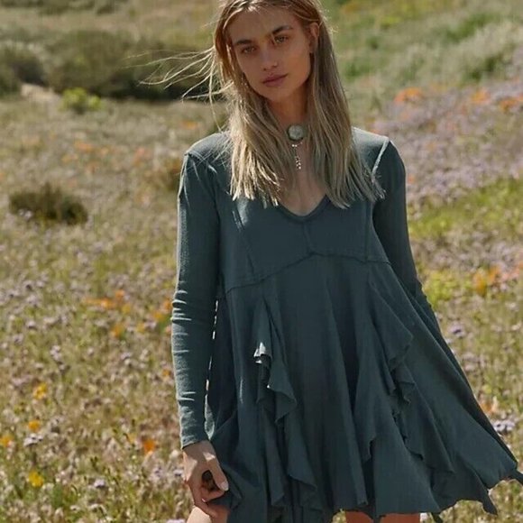 Free People | Dresses | Free People Fp Beach Palm Tunic Mini Dress ...